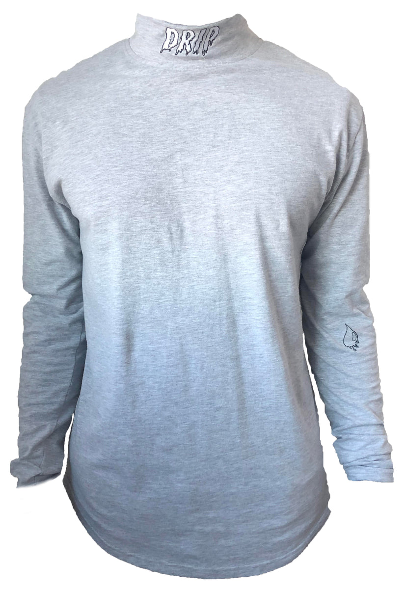Drip Turtle Neck (Grey) – ShopDripClothing